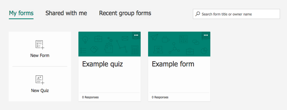 Microsoft Forms - Architect 365 : Architect 365